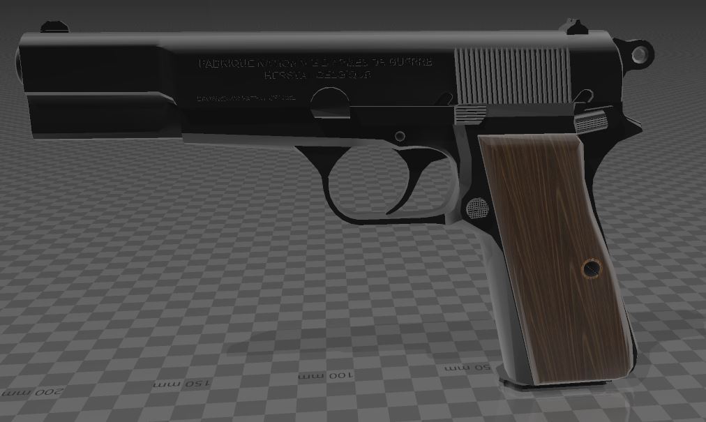 STL file Browning Hi-Power 🔫・3D printer design to download・Cults