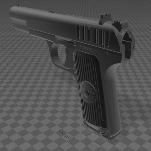 Download free 3MF file Tokarev TT33 • Template to 3D print ・ Cults