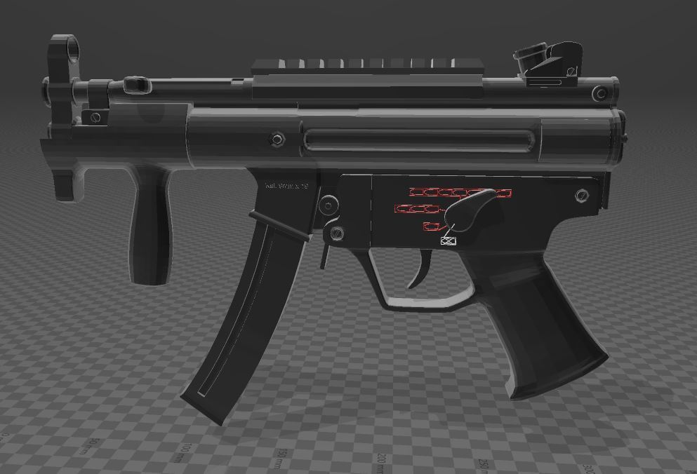 Файл STL Heckler Koch SP5 K・Дизайн 3D-печати для загрузки3D・Cults