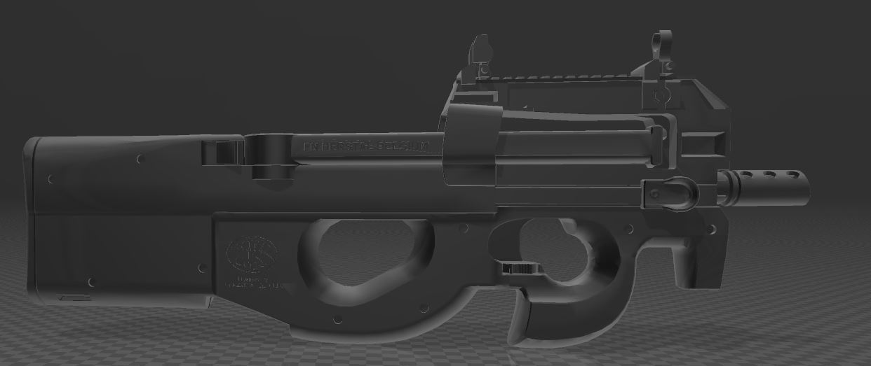 STL file P90 Herstal Belgium・Design to download and 3D print・Cults