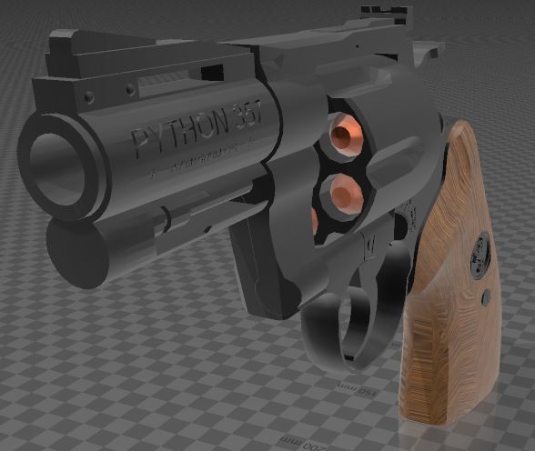 Archivo STL Colt Python 2 pulgadas・Plan de impresión en 3D para ...