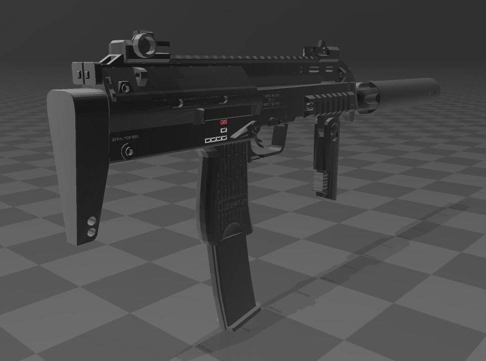 STL file Heckler & Koch mp7 A1・3D print object to download・Cults