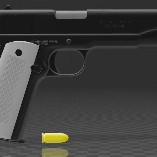 Download free 3MF file Colt 1911 Government • 3D printer template ・ Cults