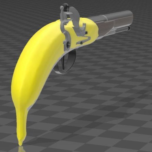 Download free OBJ file Bananalock • 3D printing model ・ Cults