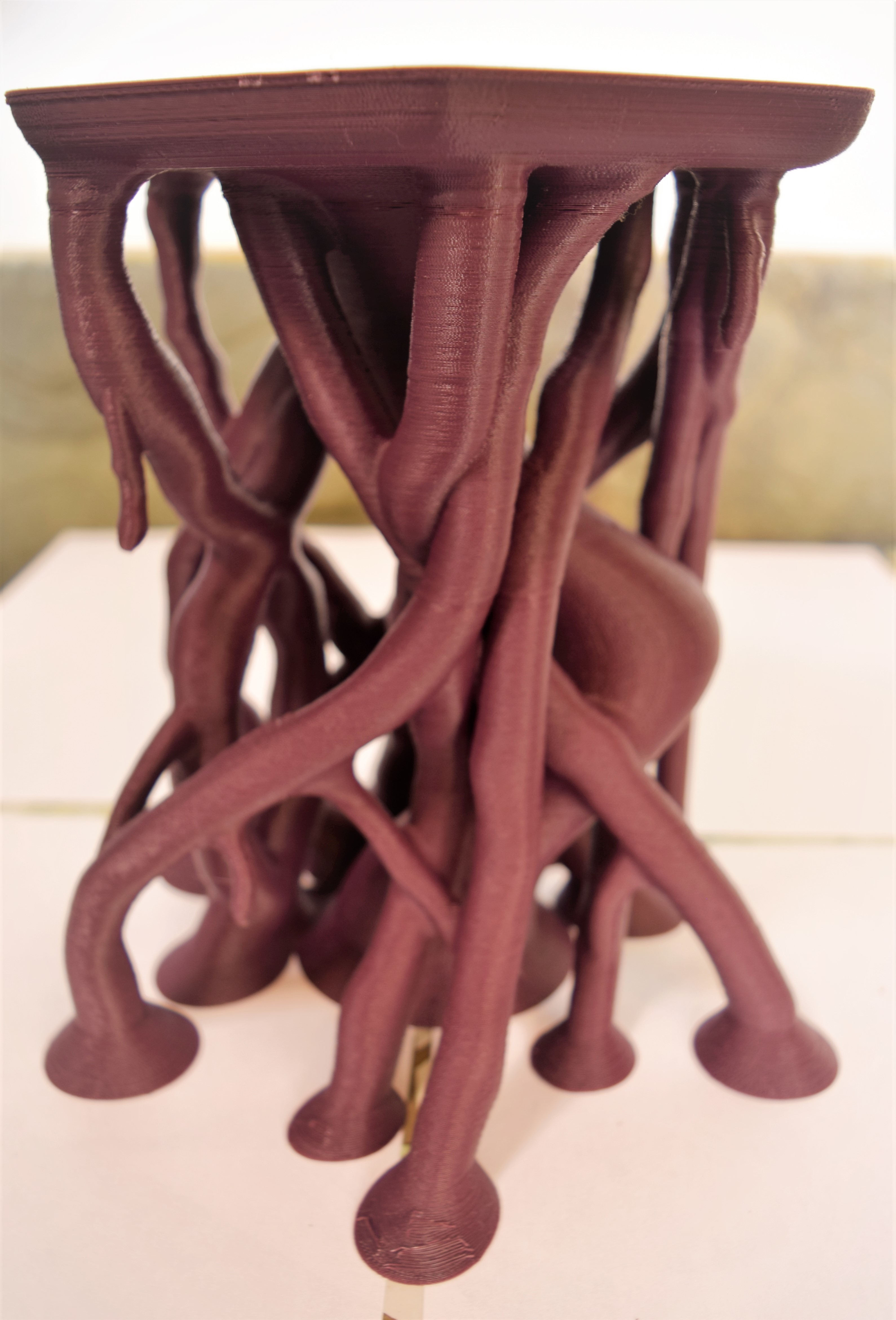 STL file Bonsai root display table. Bonsai root stand 🪴・Template to ...