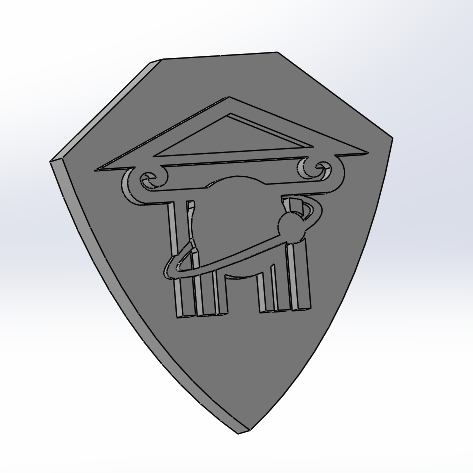 Fichier STL gratuit Logo de l'école・Design pour imprimante 3D à ...