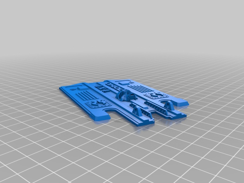 Archivo 3D gratis Cubierta del raíl trasero del chasis Axial SCX10 ...