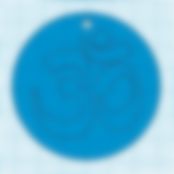 Download STL file OM KEY RING • 3D printing object ・ Cults