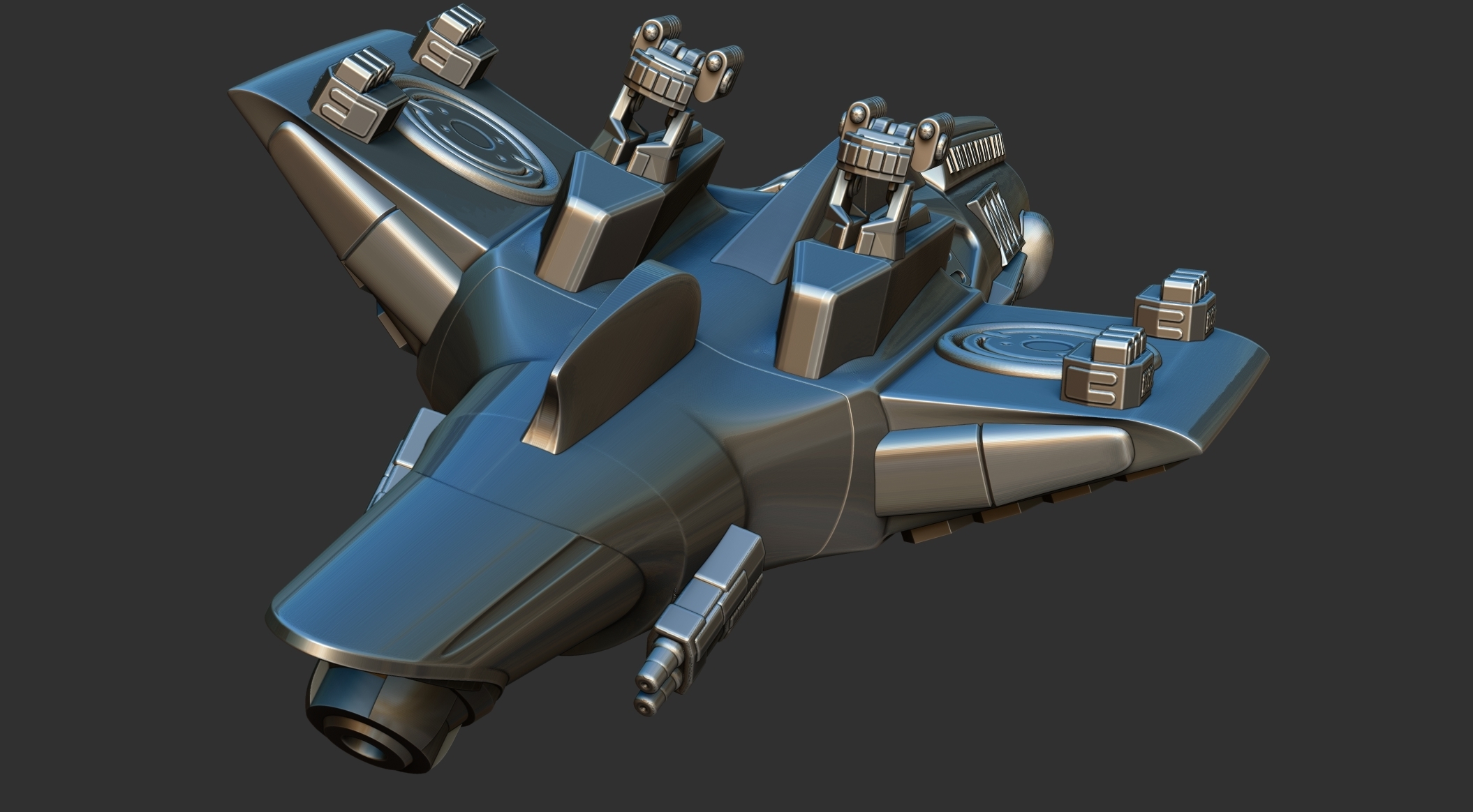 Free STL file Space Shark・3D printing idea to download・Cults