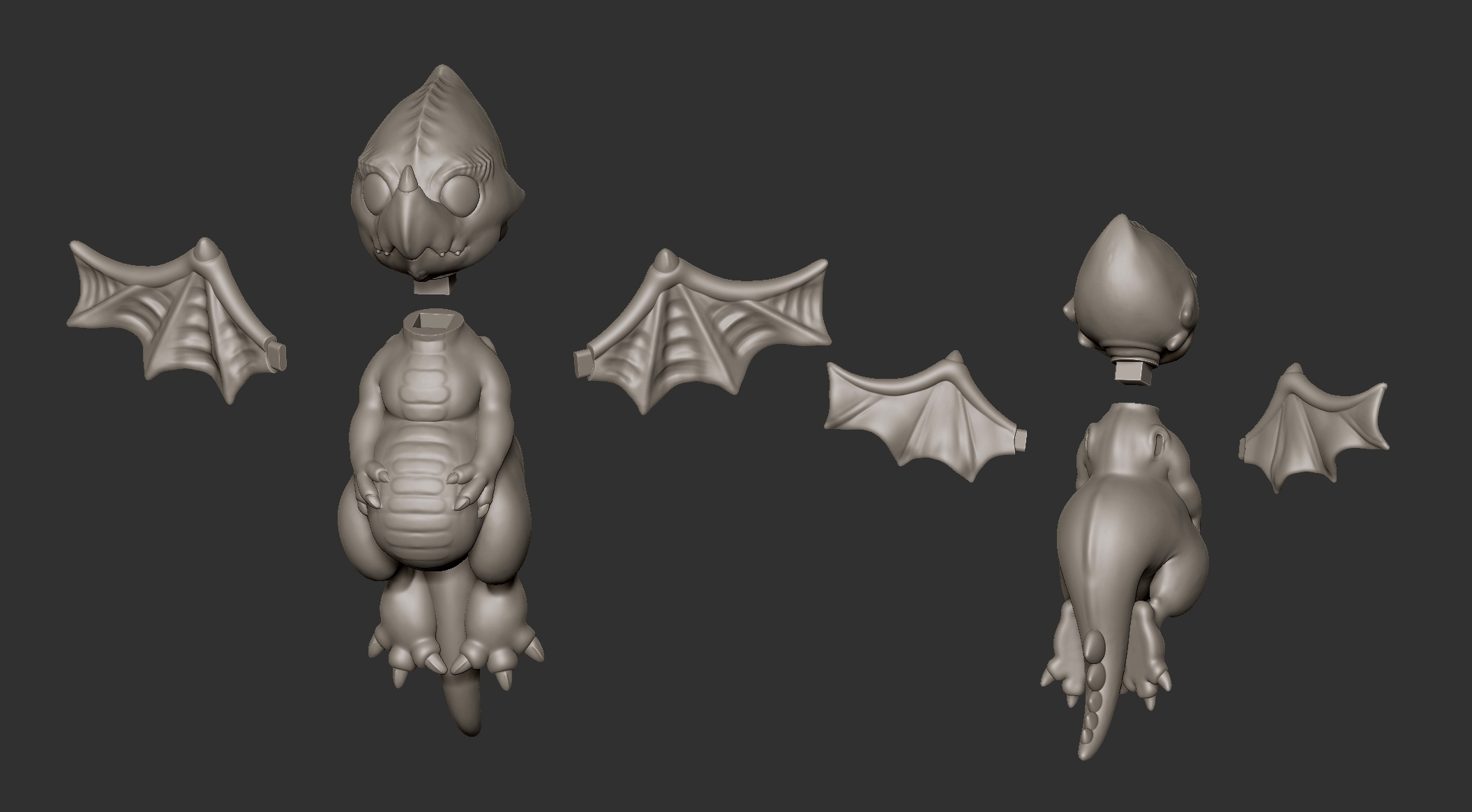 Free STL file Baby Dragon 👶・3D printer design to download・Cults