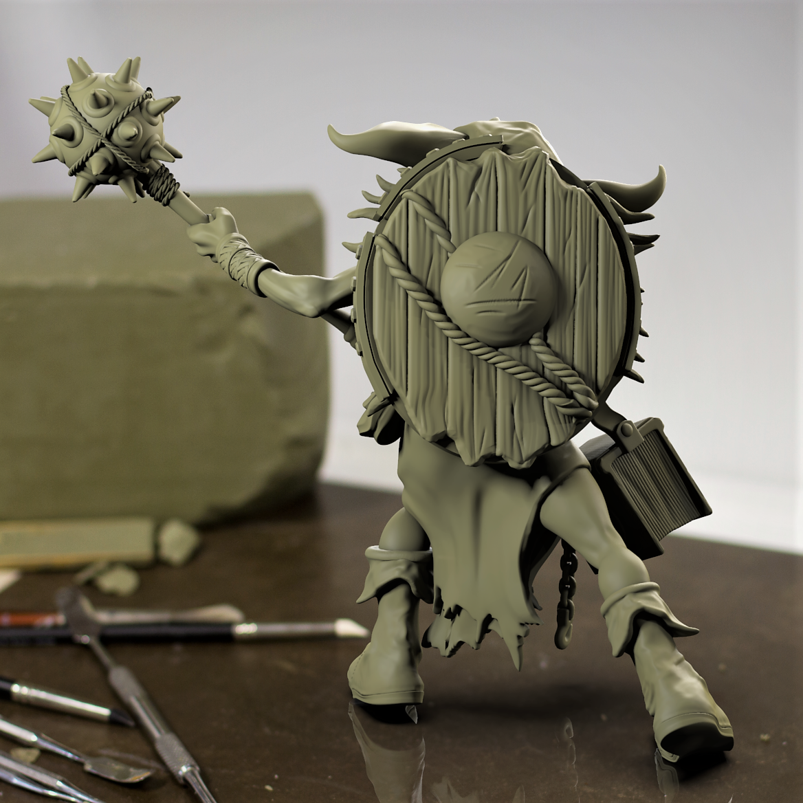 STL file Goblin 77mm・3D printer model to download・Cults