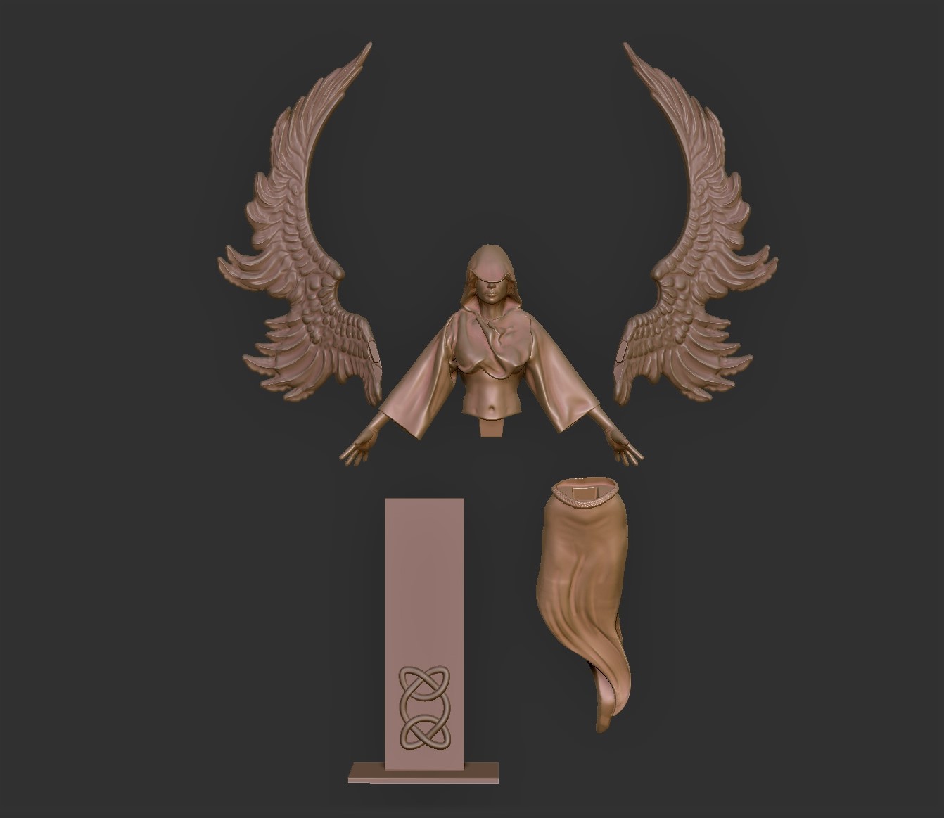 Free STL file Shadow Rise STL 👧・3D printing template to download・Cults