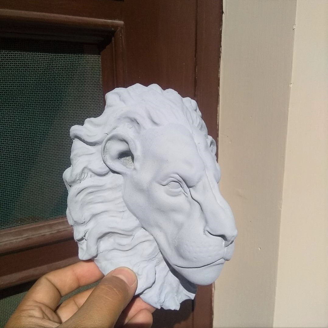 3D printer lion head • made with creality ender 3・Cults