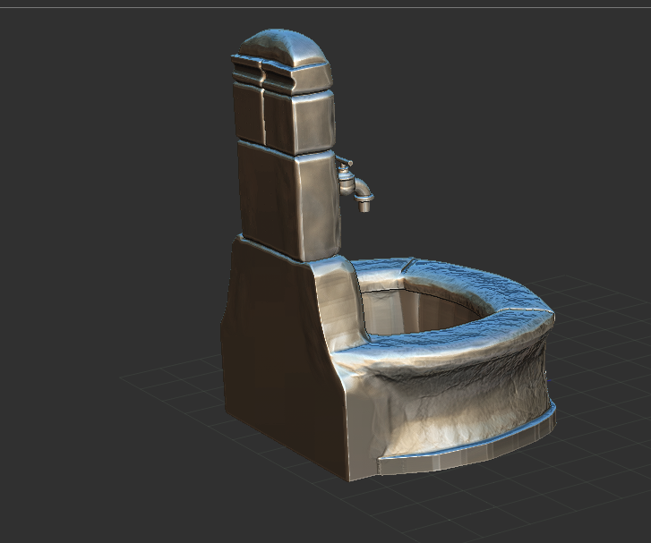 STL file Rustic stone wall fountain・3D printer model to download・Cults