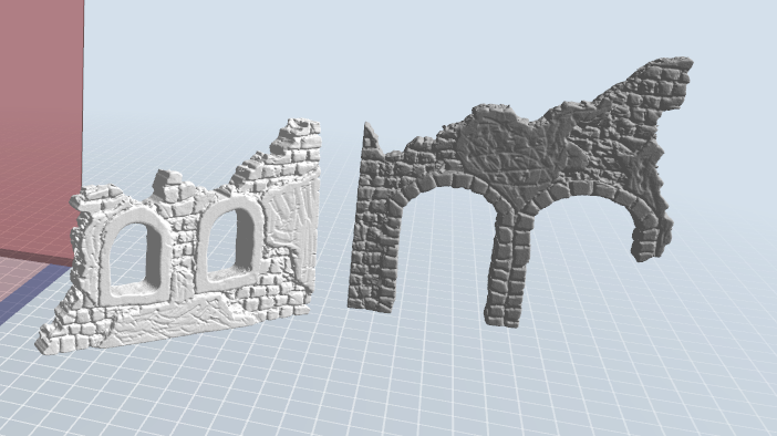 STL file ruin・Template to download and 3D print・Cults