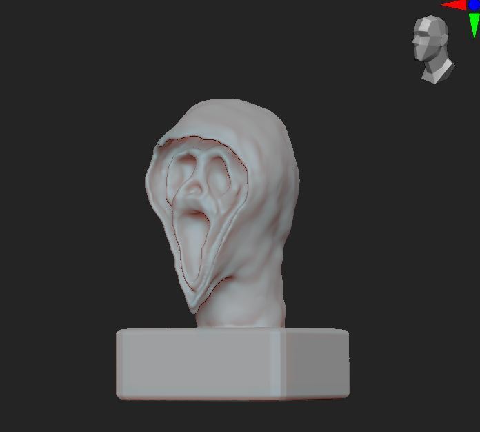 Free STL file Scream bust・Design to download and 3D print・Cults