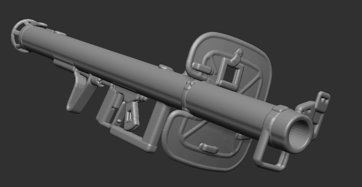 STL-Datei Panzerschreck kostenlos・Vorlage für 3D-Drucker zum ...