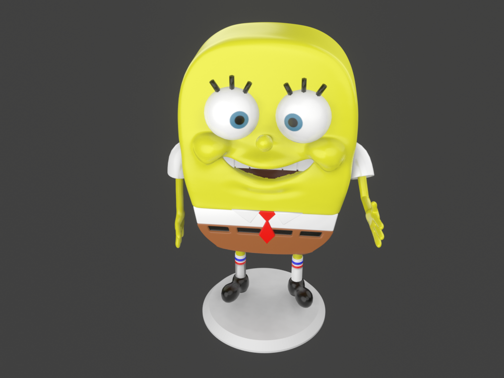 Файл 3D Spongebob meme sculpture 3D print・3D-печатная модель для ...