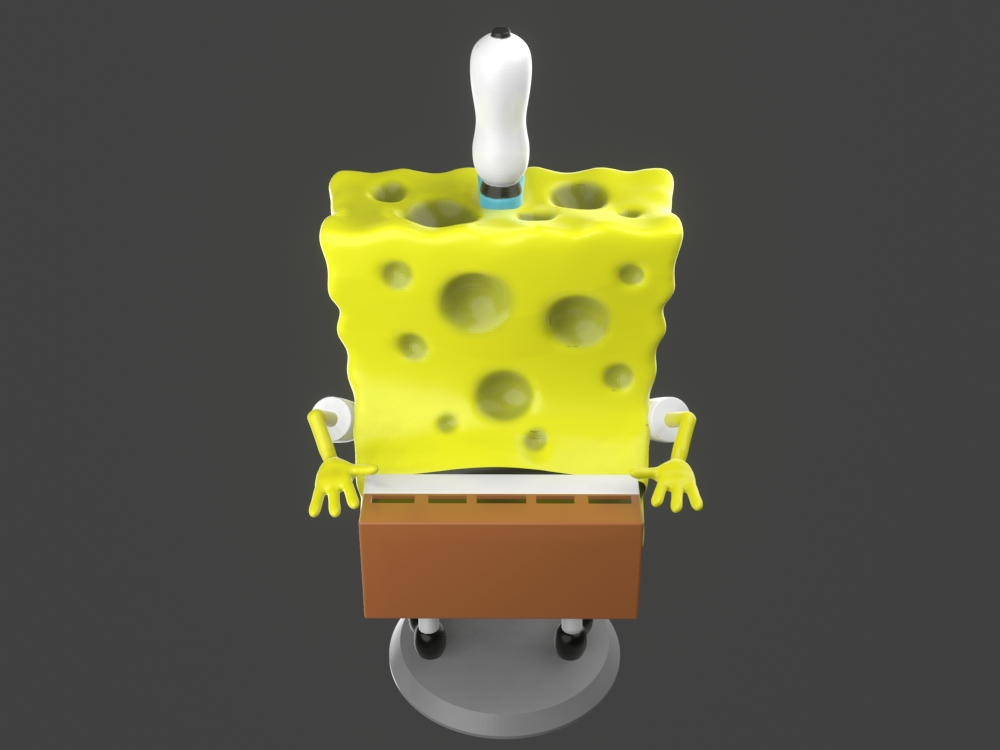 Archivo 3D Spongebob funny meme sculpture 3D print 🗿・Plan imprimible en ...