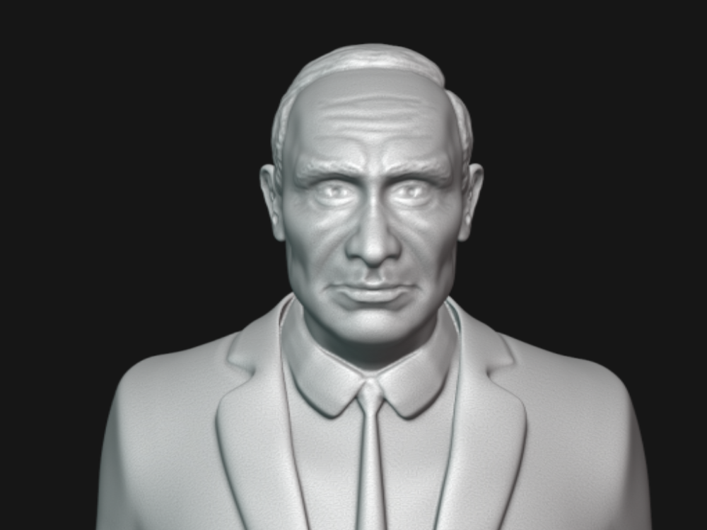 Fichier STL Vladimir Poutine Buste modèle 3D imprimable・Design pour ...