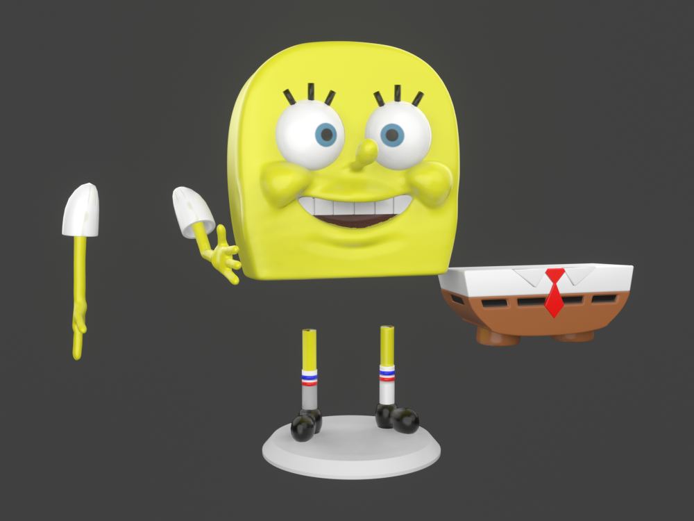 Archivo 3D Spongebob meme sculpture 3D print・Objeto imprimible en 3D ...