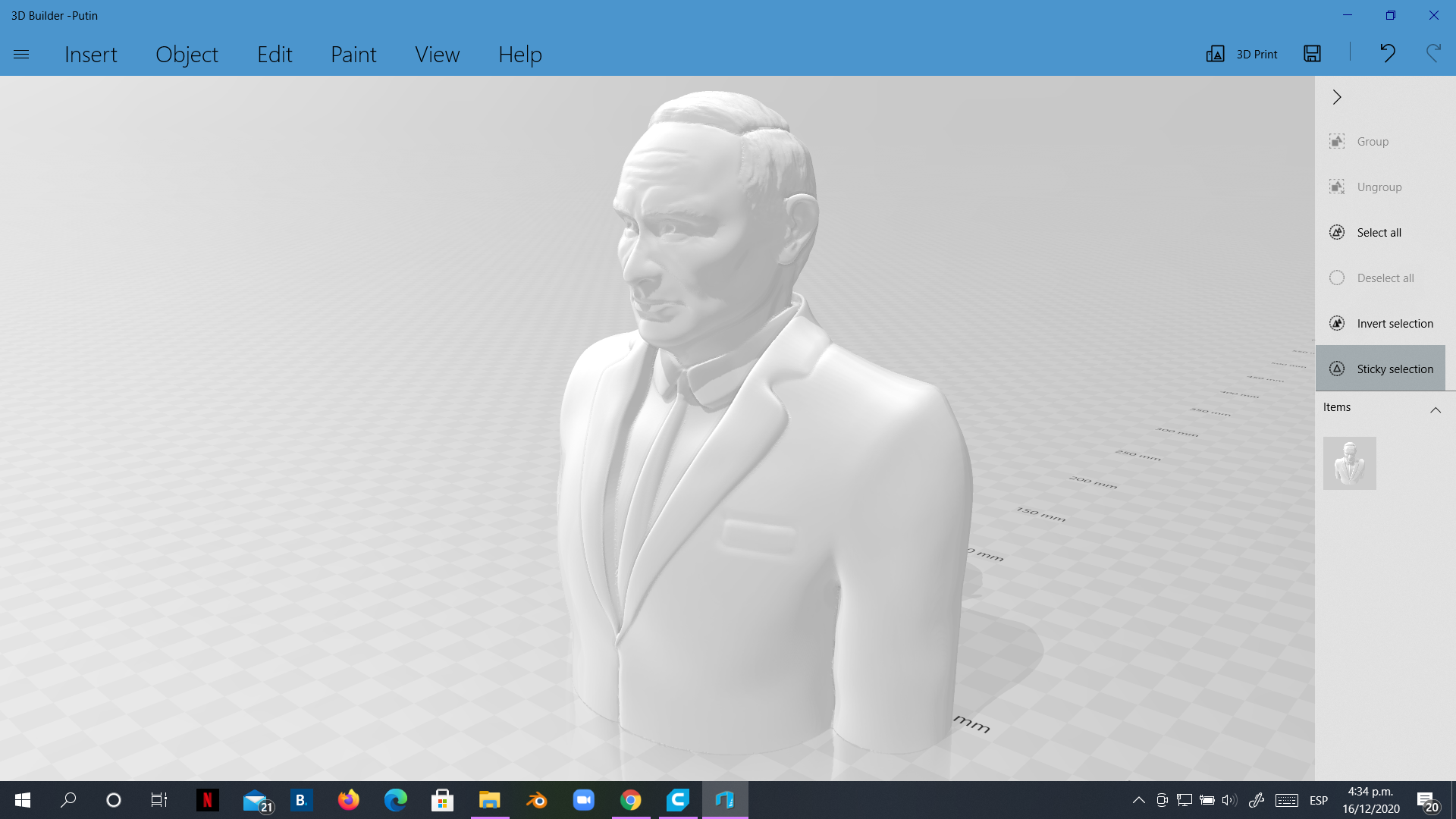 Fichier STL Vladimir Poutine Buste modèle 3D imprimable・Design pour ...