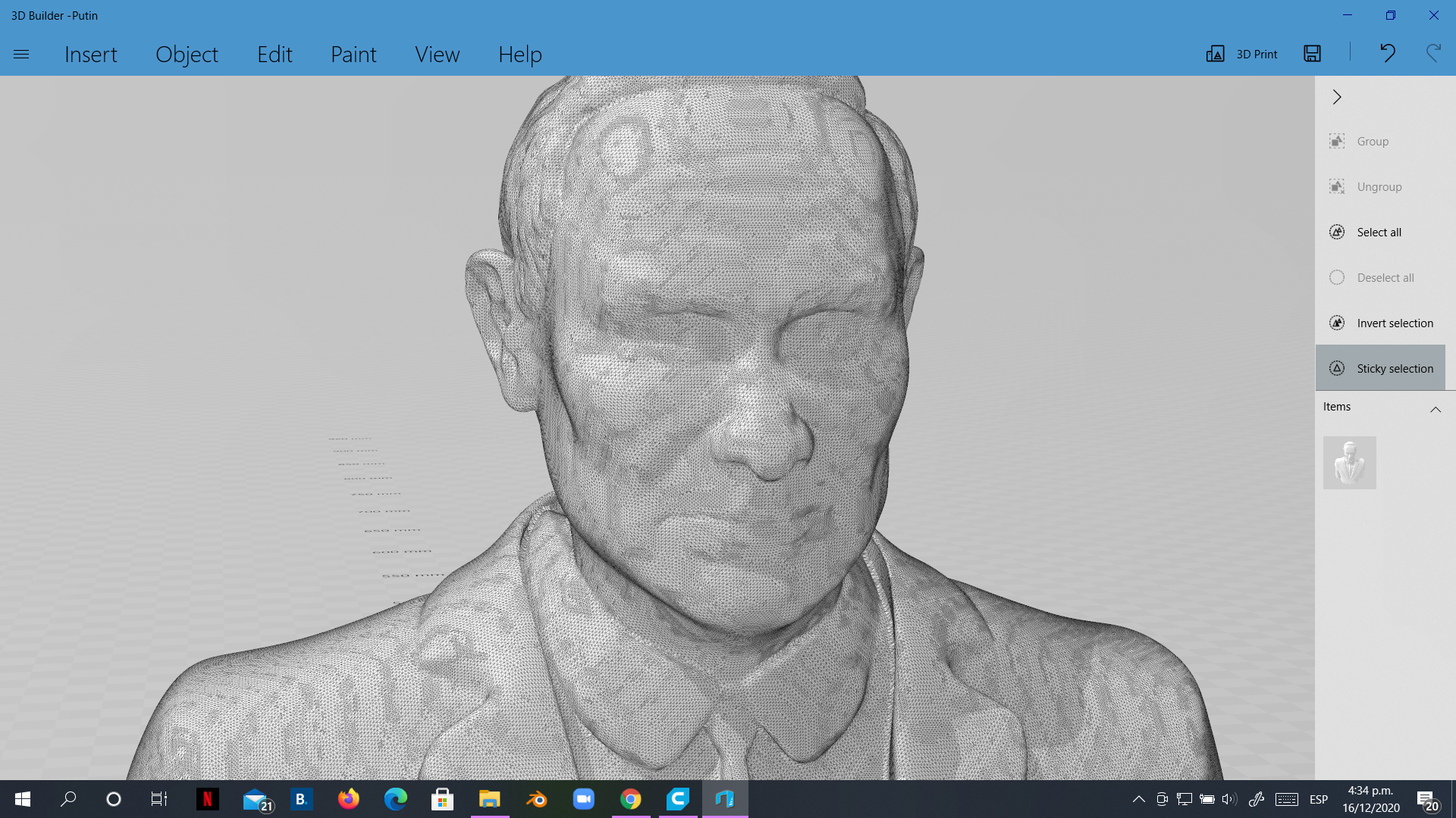 Fichier STL Vladimir Poutine Buste modèle 3D imprimable・Design pour ...