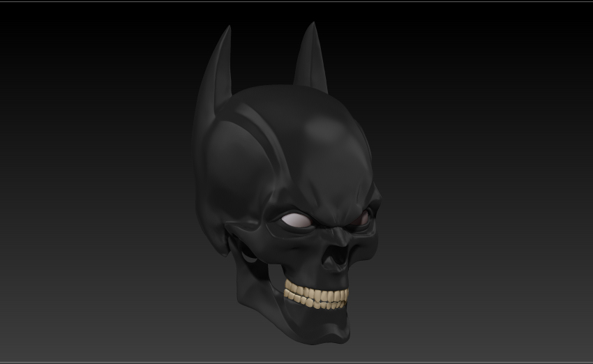 Archivo STL batman skull V2 💀・Plan imprimible en 3D para descargar・Cults