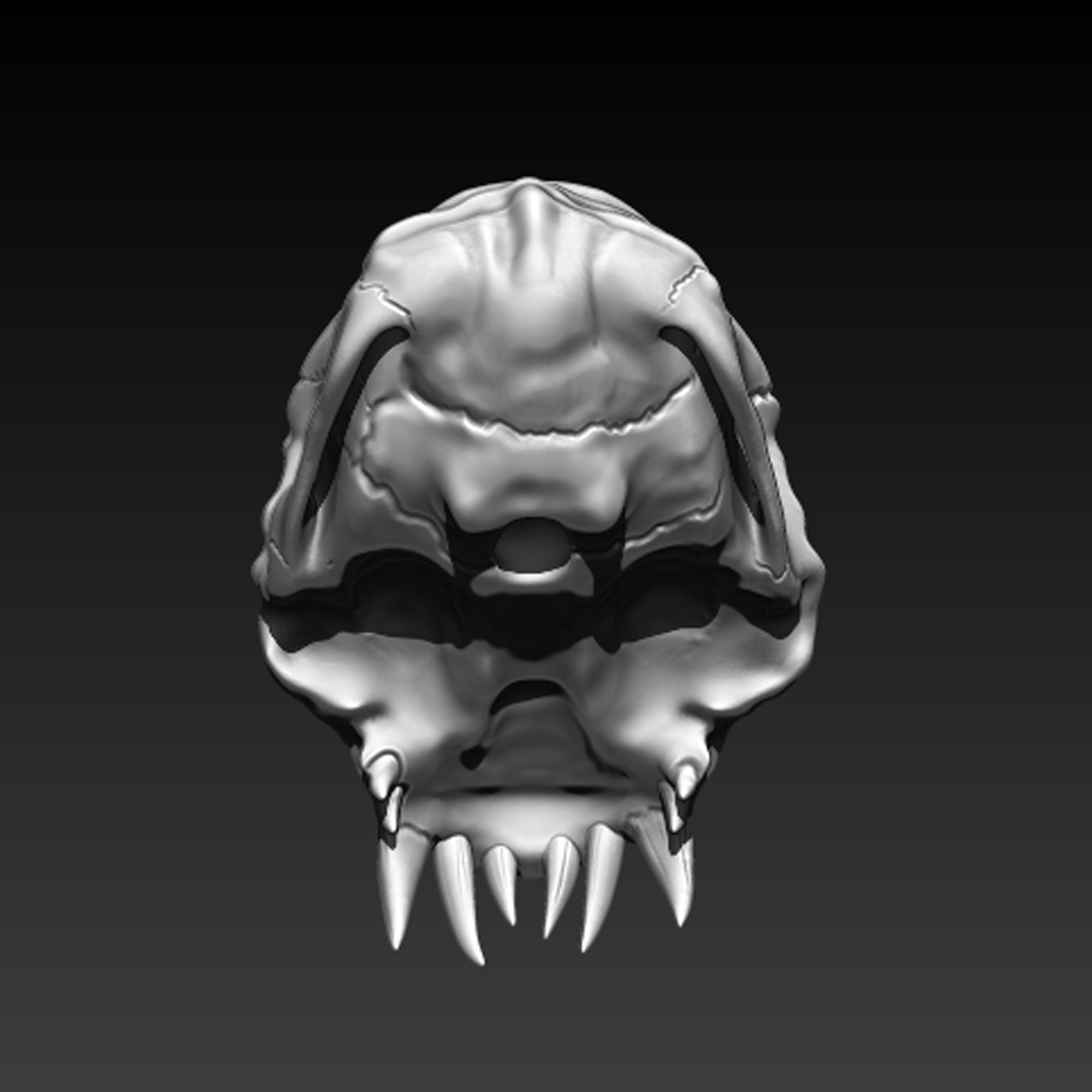 STL file CHIMERA SKULL (RESISTANCE)・3D printing design to download・Cults