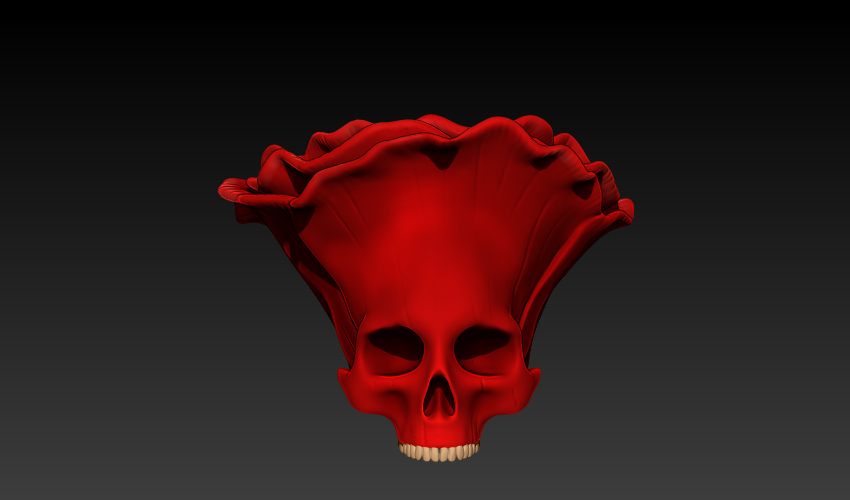 STL file ROSE SKULL 🌹・3D print model to download・Cults