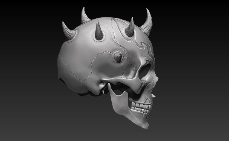 STL file DARTH MAUL SKULL V2・Design to download and 3D print・Cults