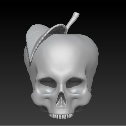 Download STL file apple skull • 3D printing object ・ Cults