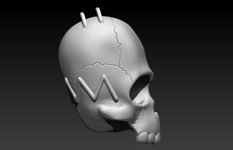 Free STL file HOMER SIMPSON SKULL 💀・3D printer model to download・Cults