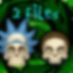 Descargar archivo 3D rick and morty skulls ・ Cults