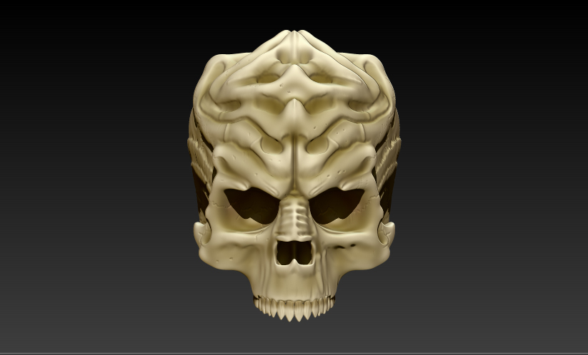 STL file KLINGON SKULL 💀・3D printer design to download・Cults