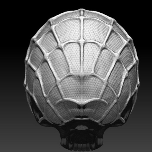 Download 3D printing designs spider-man skull V2 ・ Cults