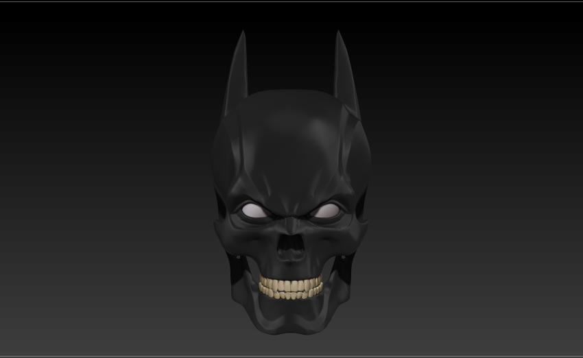Archivo STL batman skull V2 💀・Plan imprimible en 3D para descargar・Cults