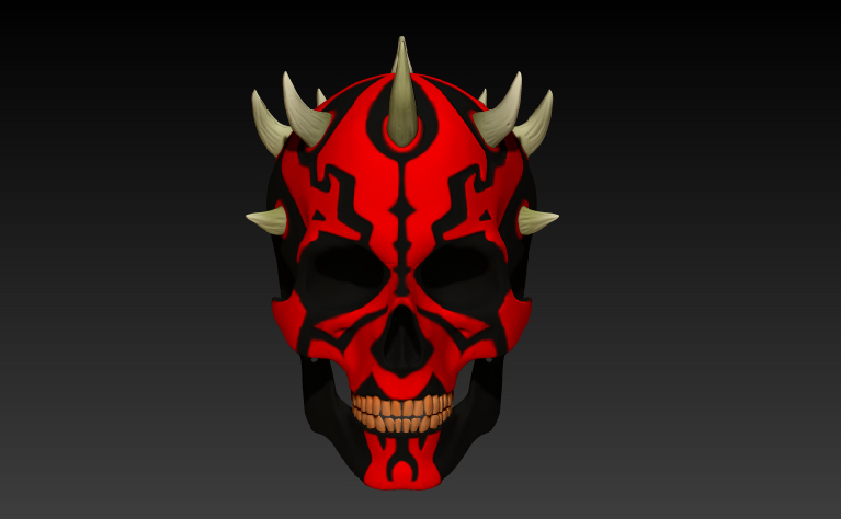 STL file DARTH MAUL SKULL V2・Design to download and 3D print・Cults