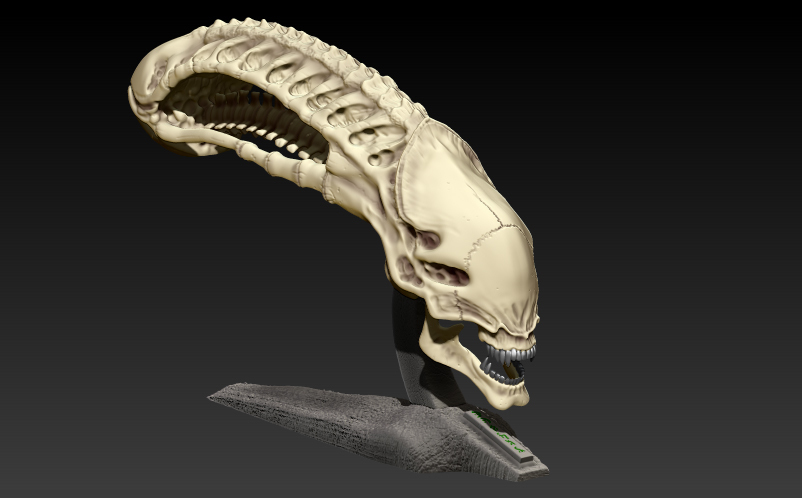 Predator 2 Alien Skull
