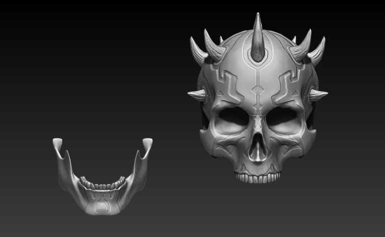 STL file DARTH MAUL SKULL V2・Design to download and 3D print・Cults