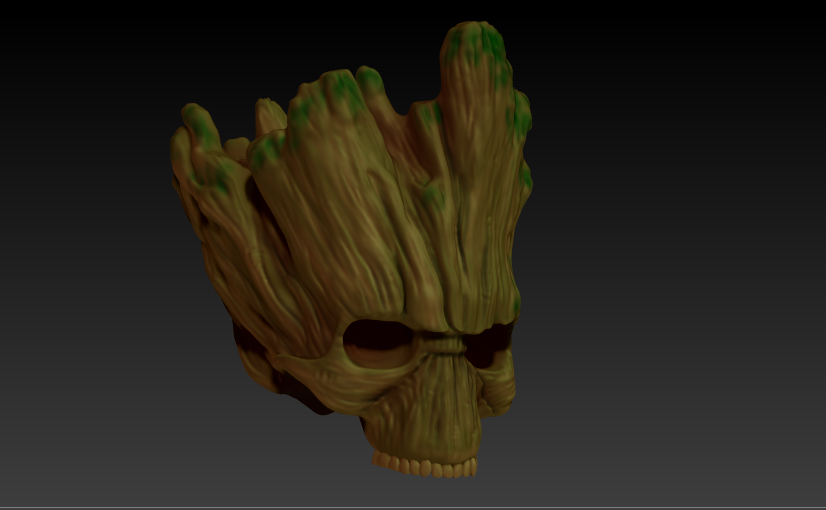 Télécharger fichier STL crâne de groot • Modèle pour imprimante 3D ・ Cults