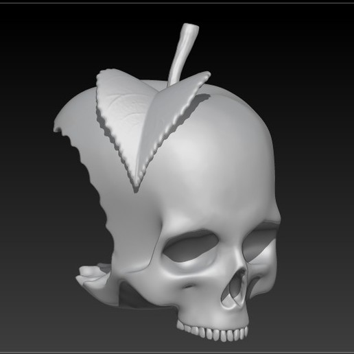 Download STL file apple skull • 3D printing object ・ Cults