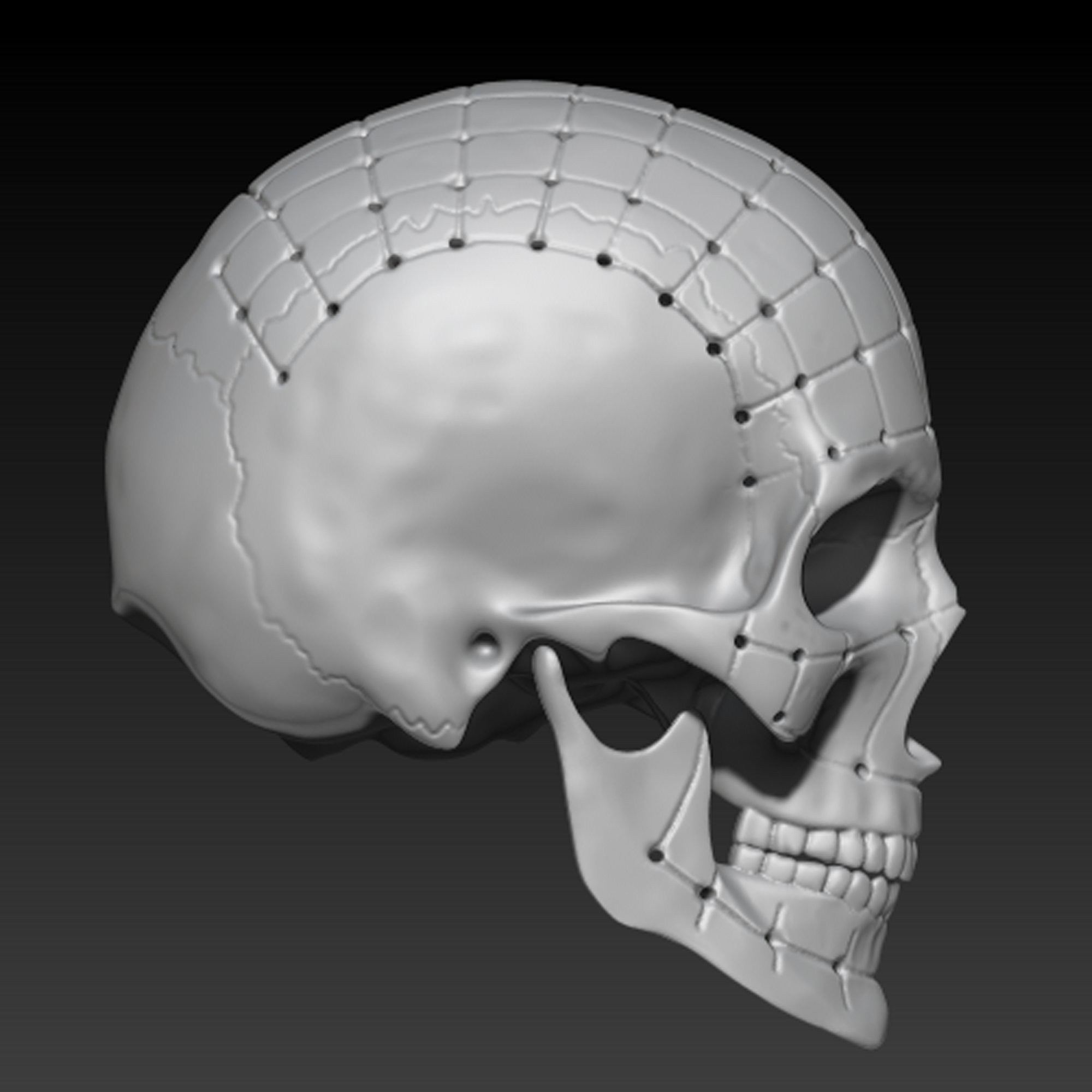 STL file PINHEAD SKULL 💀・Model to download and 3D print・Cults