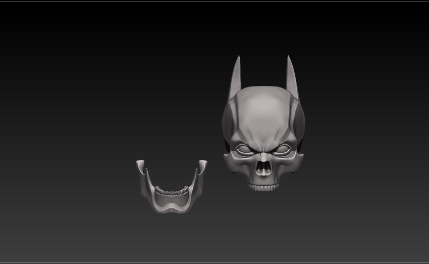 Archivo STL batman skull V2 💀・Plan imprimible en 3D para descargar・Cults