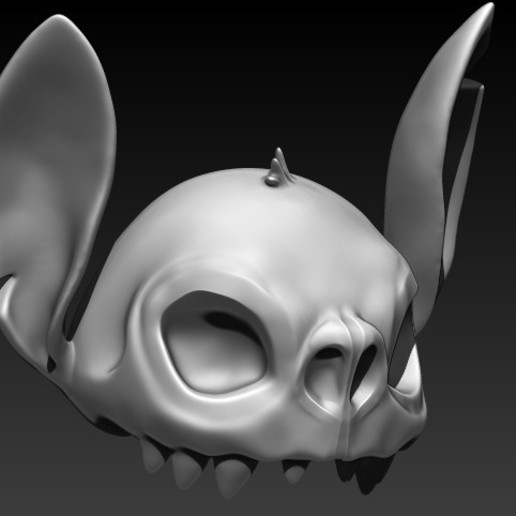 Descargar archivo STL STITCH SKULL • Plan imprimible en 3D ・ Cults