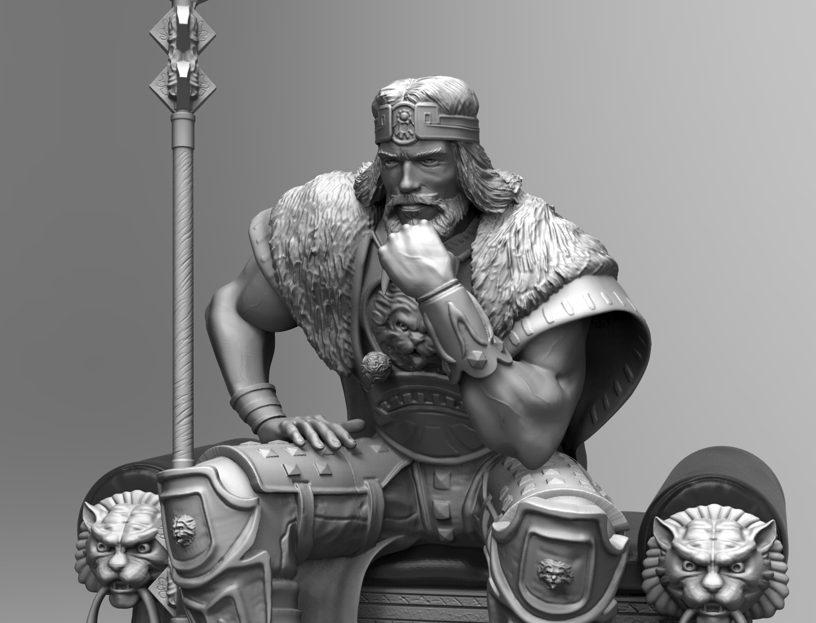 3D file King Conan・3D print model to download・Cults