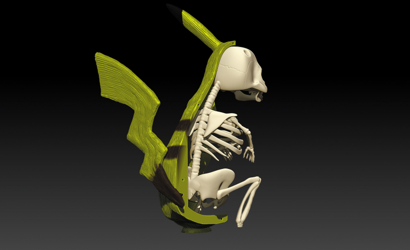 STL file pikachu skeleton 💀・3D print design to download・Cults