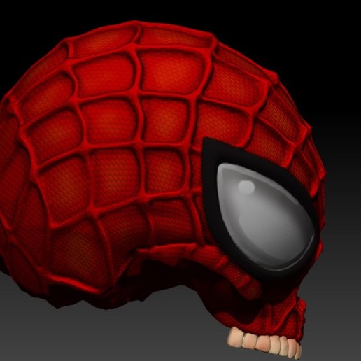 Download 3D printing designs spider-man skull V2 ・ Cults
