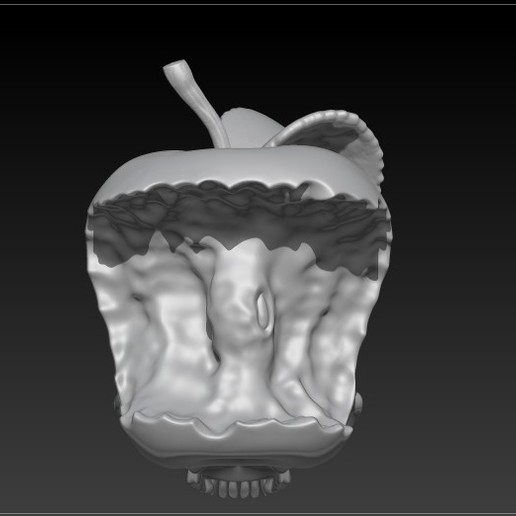Download STL file apple skull • 3D printing object ・ Cults