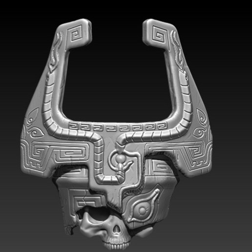 Download STL file MIDNA'S SKULL FROM TWIGLIGHT PRINCESS • 3D print ...